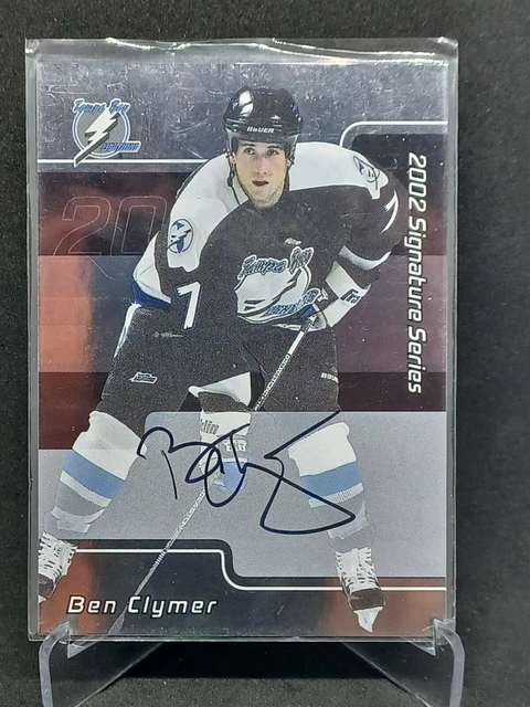 2001-02 ITG BE A Player Signature Series Car #197 Ben Clymer First Sign ...