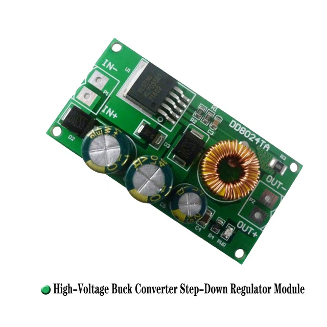 DC-DC HIGH-VOLTAGE 10~80V to 3.3/5/6/9/12/15V Converter Buck Step-Down ...