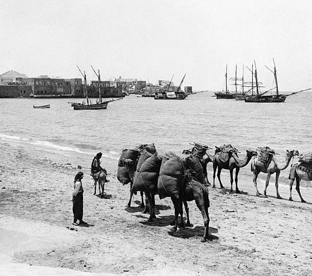 THE RUINS SAIDA ancient city Sidon Phoenicia Lebanon August 29 1931 Old ...