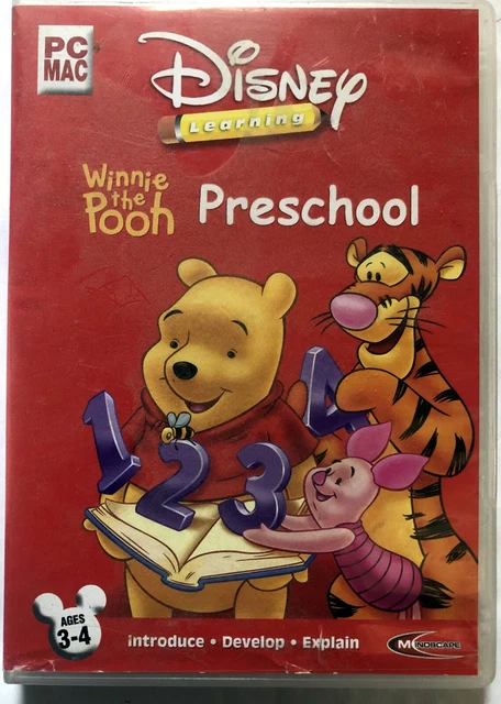 DISNEY'S WINNIE THE Pooh Preschool (CD CD-ROM Game, 2004) Vintage ...