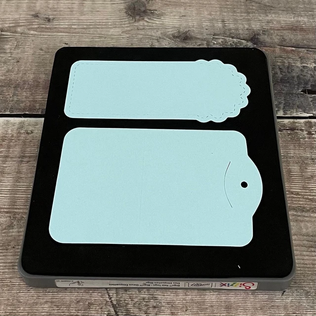 STAMPIN UP SIZZIX Bigz ~ TWO TAGS ~ Shape Die Cut Scrapbook Card Craft ...