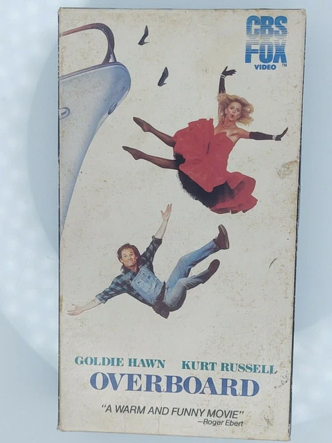 OVERBOARD VHS GOLDIE Hawn, Kurt Russell, Roddy McDowall free shipping £ ...