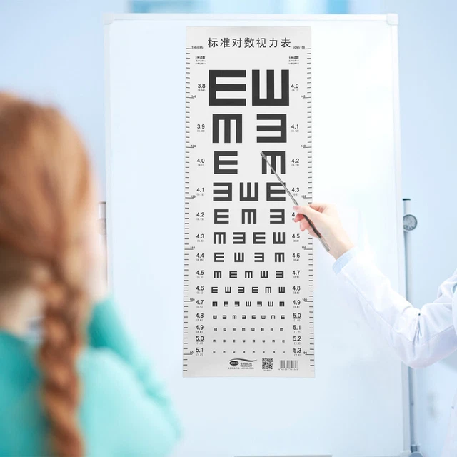 1 SHEET WALL eye chart Snellen Eye Chart Eye Exam Chart Eye Test Chart ...