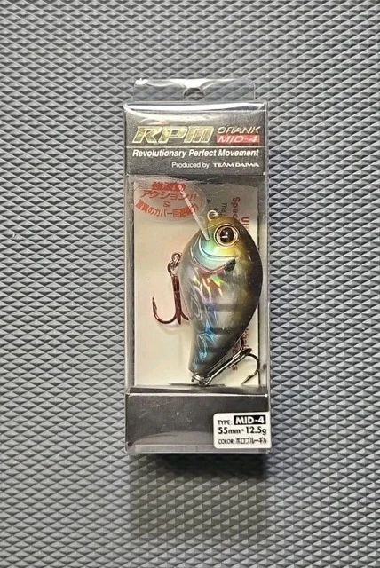 DAIWA RPM CRANK MID-4 Series Squarebill Crankbait💯 £16.51 - PicClick UK