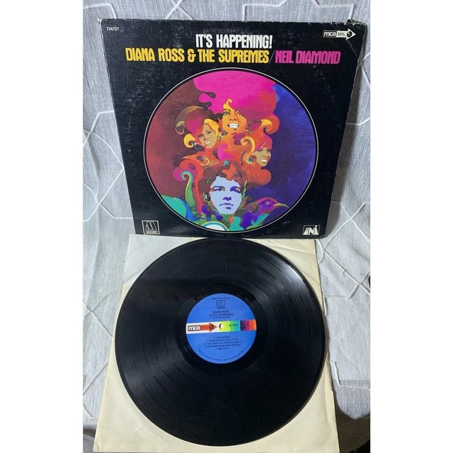 DIANA ROSS & The Supremes Neil Diamond It's Happening Vinyl LP MCA ...