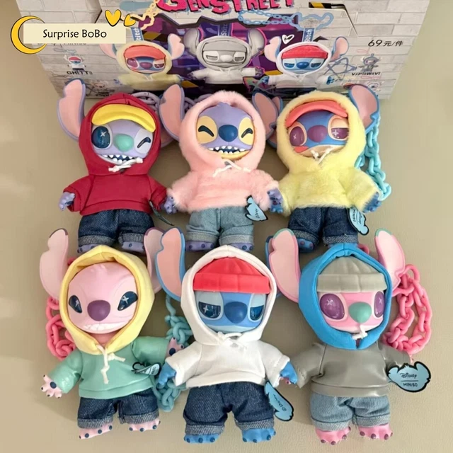MINISO STITCH GENZ Street Series Confirmed Blind Box Vinyl Plush Doll Pendant £19.49 - PicClick UK