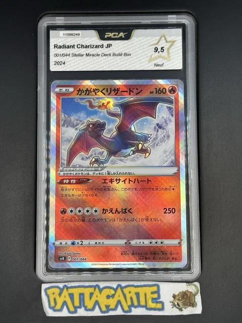 CARTE POKÉMON RADIANT CHARIZARD JP 001/044 svK PCA 9,5 Neuf EUR 10,00 - PicClick FR