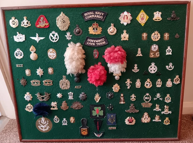 BRITISH ARMY CAP Badges Current And Disbanded Units Collection Of 90 ...