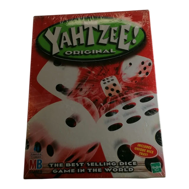 YAHTZEE ORIGINAL - Dice Game by MB Games Hasbro 2001 Brand New & Sealed ...