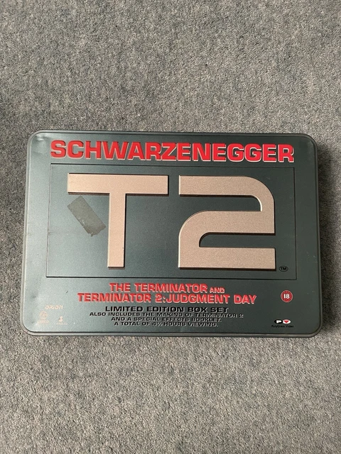 T2 TERMINATOR 2 Double VHS Box Set In Tin £10.80 - PicClick UK