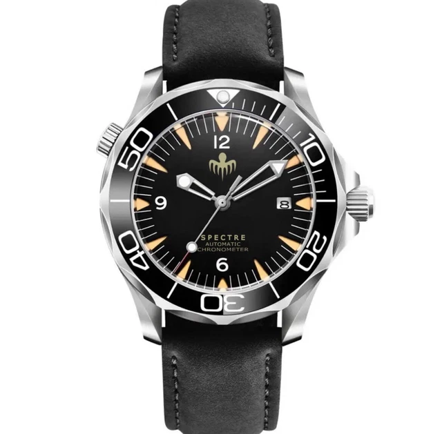 JAMES BOND SEAMASTER SPECTRE SEIKO MOD NH35 Automatic Sapphire Crystal ...