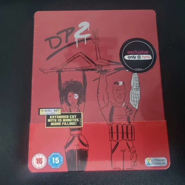 DEADPOOL 2 - 4K Ultra HD Blu-ray - Limited Ed. Steelbook - New Sealed ...