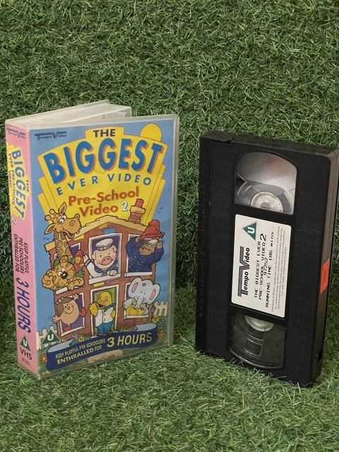 THE BIGGEST EVER Pre-School Video 2 (1990, U) PAL VHS Video Tape ...