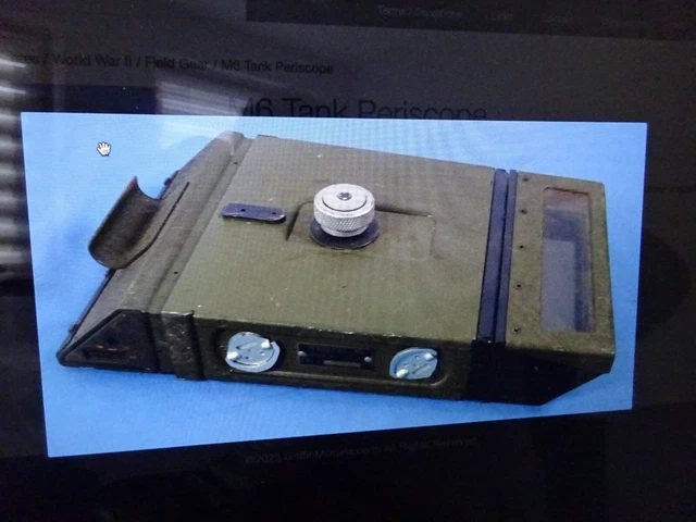 ORIGINAL WWII US Scope Prism for Sherman Tank Periscope in Box M6 ...