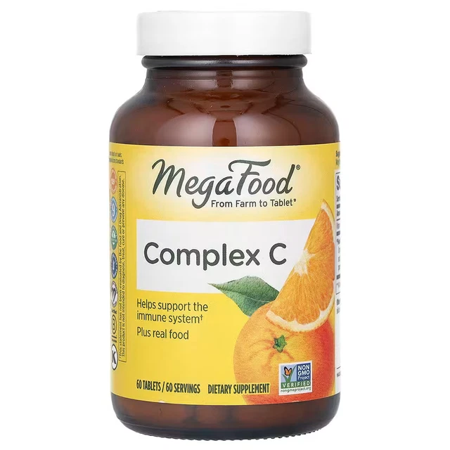 MEGAFOOD, COMPLEX C, 60 Tablets, Expiry:2026 £34.89 - PicClick UK