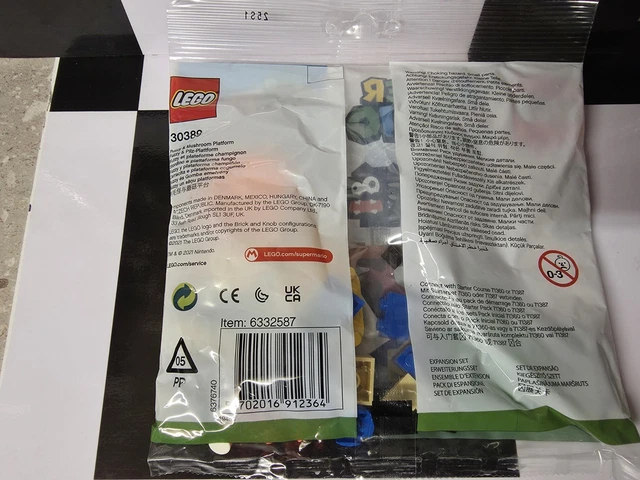 LEGO SUPER MARIO: Fuzzy and Mushroom Platform Expansion Set (30389 ...