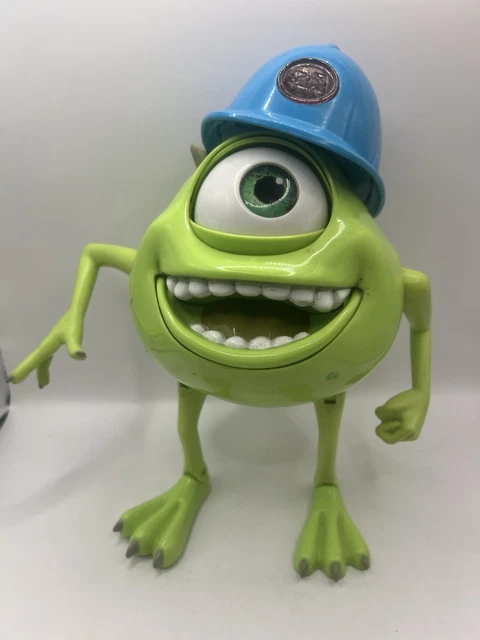 DISNEY PIXAR MONSTERS Inc Mike Wazowski Thinking Toy Figure - Read ...