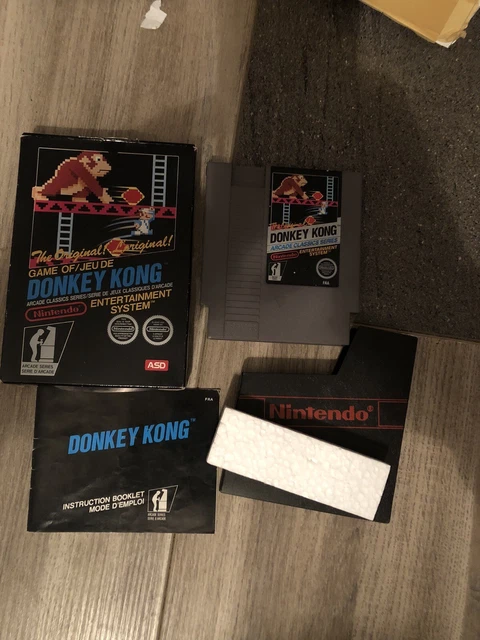 JEU NINTENDO NES Donkey Kong Asd EUR 600,00 - PicClick FR