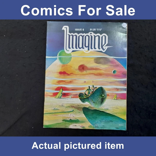 IMAGINE ISSUE #6 1979 Vintage SciFi Comic Star Reach Publications (LOT ...
