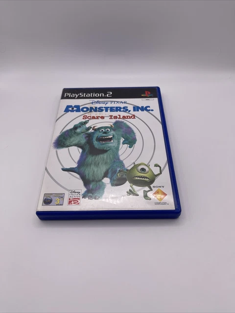 PS2 DISNEY PIXAR Monsters Inc Scare Island Sony Playstation 2 Game ...
