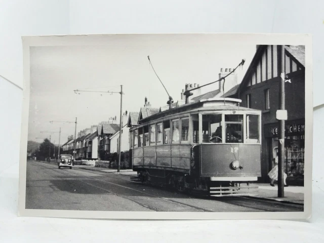 ORIGINAL VINTAGE PHOTO Llandudno & Colwyn Bay Tram no17 02nd Aug 1955 M ...