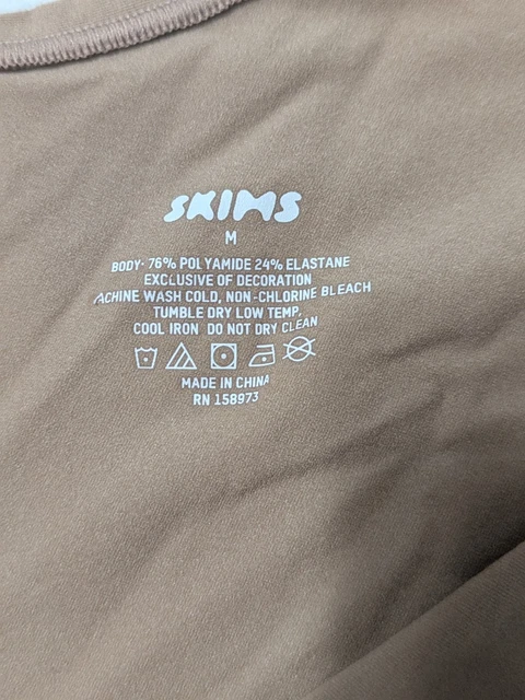 SKIMS UMBER SLIP Dress Size Medium Shape Wear £19.16 - PicClick UK