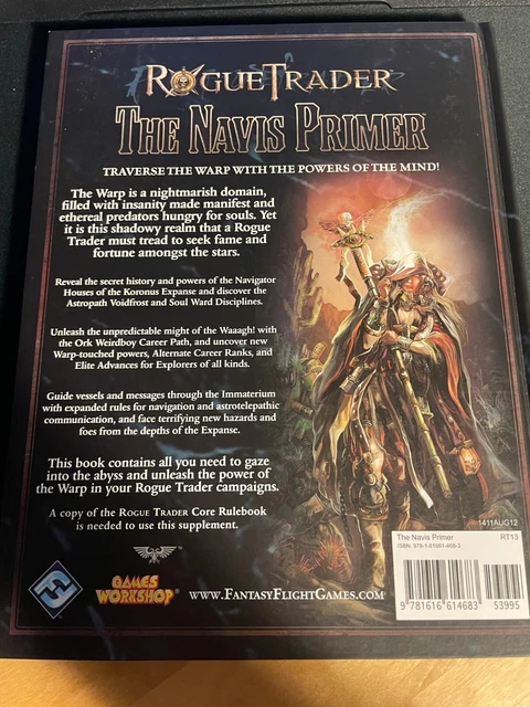 WARHAMMER 40K ROLEPLAY ROGUE TRADER THE NAVIS PRIMER Very Good ...