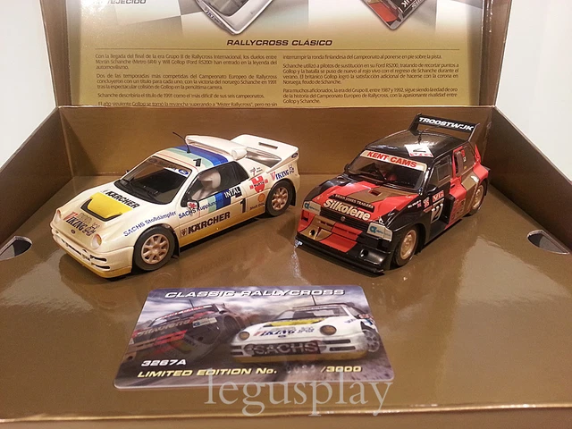 SLOT SCX SCALEXTRIC superslot H3267A Classic Rallycross Ford RS200 Vs ...