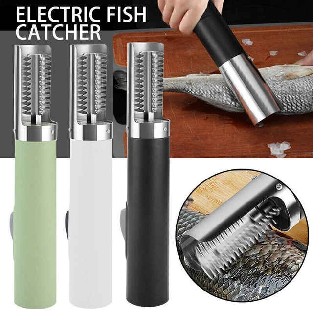 ELECTRIC FISH SCALER Remover Cordless Fish Scale Scraper Portable ...