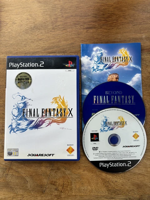 SONY PLAYSTATION PS2 Game Final Fantasy X (10) + Bonus Dvd £9.99 - PicClick UK