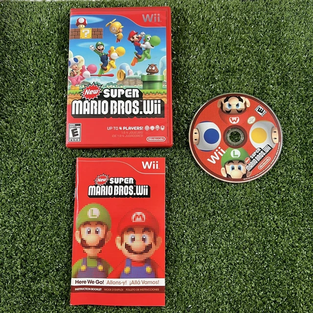 NEW SUPER MARIO Bros Wii Nintendo 2009 Game Complete CIB £28.54 - PicClick UK
