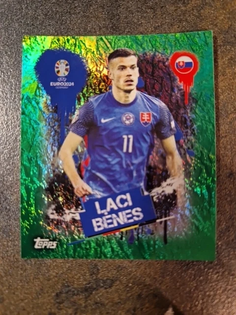 TOPPS EURO 2024 sticker - SUPER RARE SHINY GREEN ARTIST BENES £8.44 ...