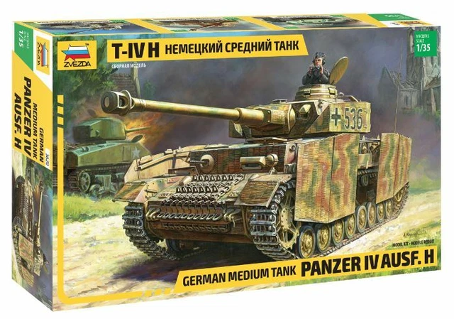 PANZER IV AUSF-H Plastique Kit 1:3 5 Model Zvezda EUR 50,74 - PicClick FR