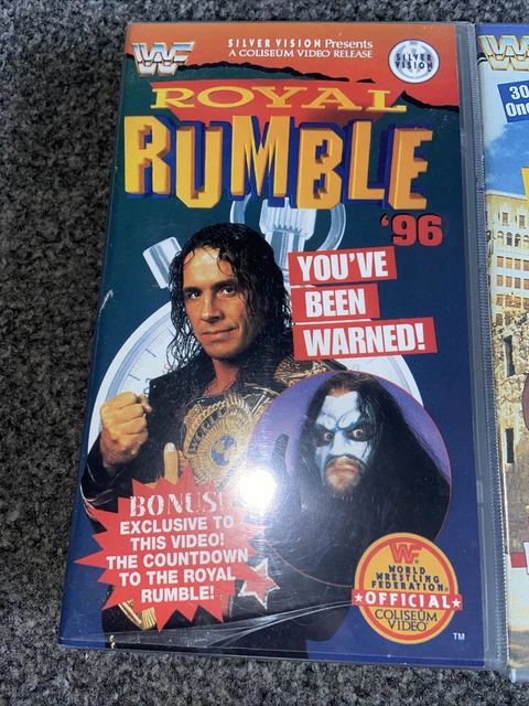 WWF - ROYAL Rumble 1996 1997 VHS. bundle. £9.00 - PicClick UK