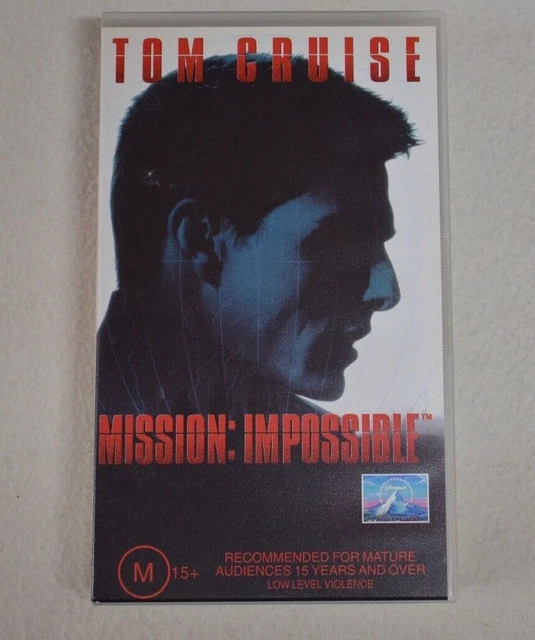 MISSION: IMPOSSIBLE ON VHS Video Tom Cruise Ving Rhames Tape New In ...