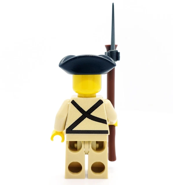 PIRATES BRITISH INDIA Colonial Infantry Soldier made with real LEGO ...