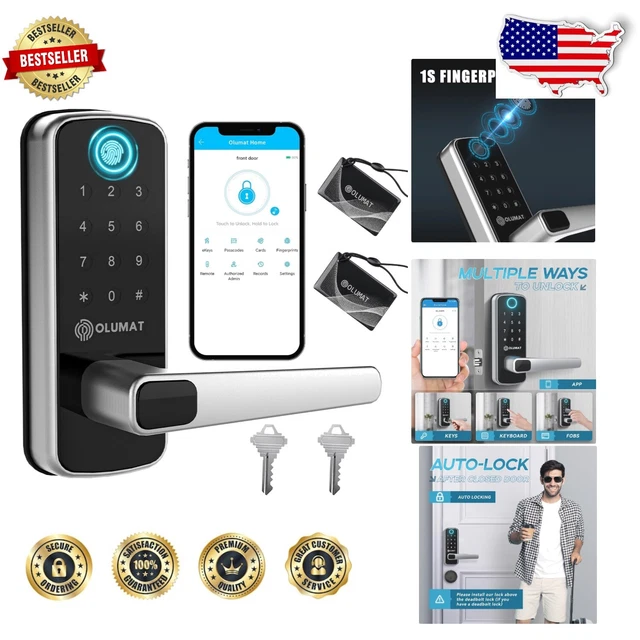 MODERN SMART LOCK with Multiple Unlock Methods - Perfect for Homes ...