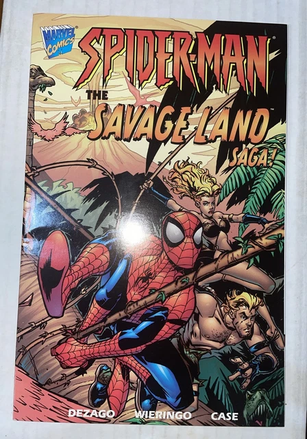 SPIDER-MAN THE SAVAGE Land Saga ! Marvel 1997 SC roman graphique 1er ...