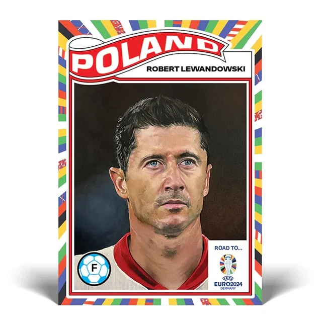 TOPPS LIVING SET Uefa Euro 2024 #08 Poland Robert Lewandowski Preorder ...