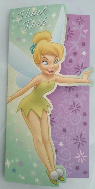 DISNEY TINKER BELL Birthday Card - Tinkerbell Birthday Card - Disney ...