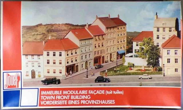 JOUEF 1055 HO Sncf Immeuble Modulaire Façade Toit Tuiles Maquette Neuve ...
