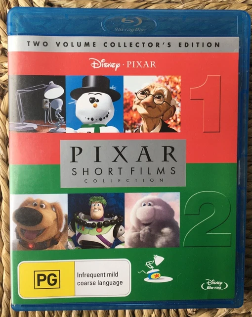 PIXAR SHORT FILMS COLLECTION Vols 1 & 2 2xBD Region B As New Free ...