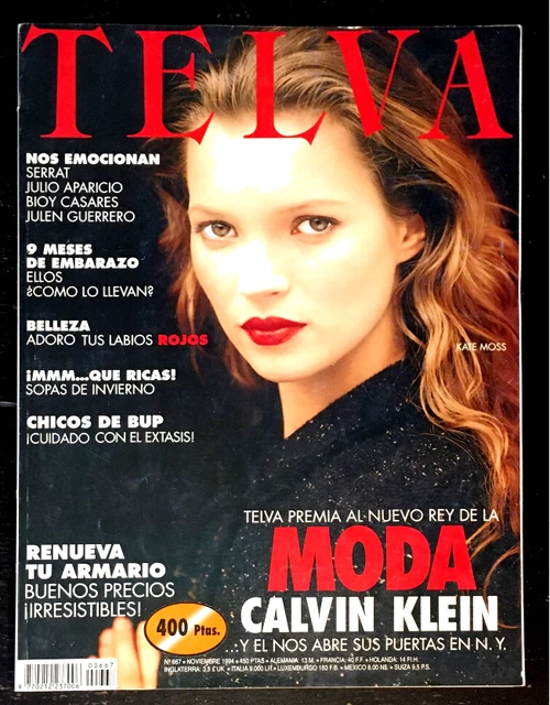 TELVA MAGAZINE NOVEMBER 1994 KATE MOSS Jose Manuel Ferrater INES SASTRE ...