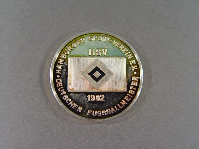 MEDAILLE, SILBER-MÜNZE HAMBURGER Sportverein HSV Deutscher Meister 1982 EUR 8,95 - PicClick DE