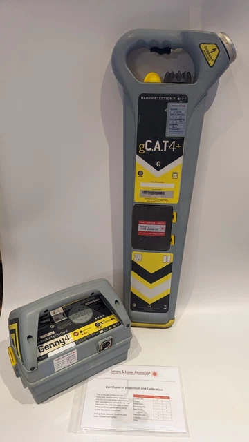 RADIODETECTION GCAT4+ CAT & Genny 4 Kit Reconditioned 12 Month Cert £ ...