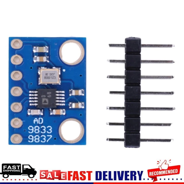 DDS SIGNAL GENERATOR Sine Square Wave Serial Port Module SPI Interface ...