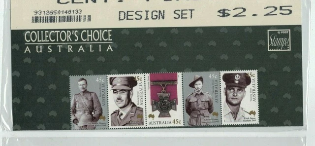 2000 CENTENARY OF Australia's First Victoria Cross Strip Of 5 MNH, EUR ...