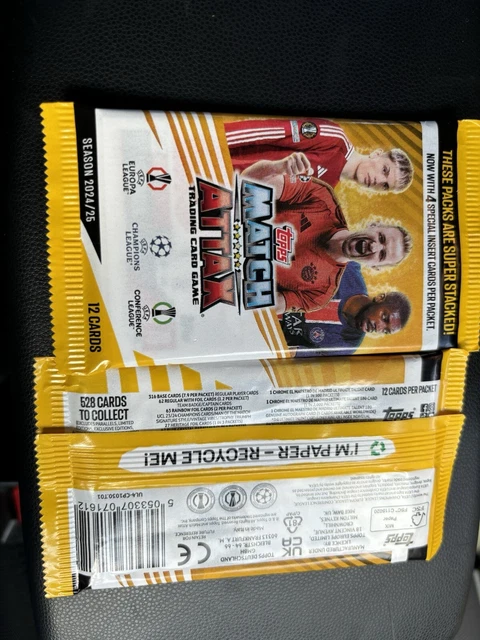 TOPPS MATCH ATTAX euro 2024/25 cards.24 individual packs (ful box) £35. ...
