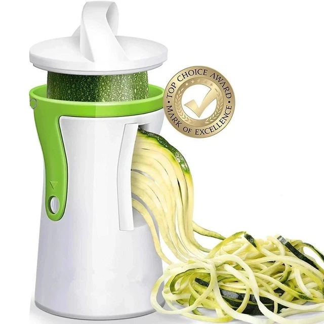 SPIRAL SLICER SPIRALIZER Vegetable Cutter Zucchini Pasta Noodle Kitchen ...