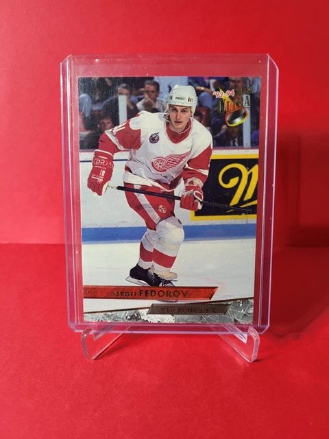 CARTE DE HOCKEY 1993-94 Fleer Ultra Detroit Red Wings #121 Sergei Fedorov HOF EUR 3,49 - PicClick FR